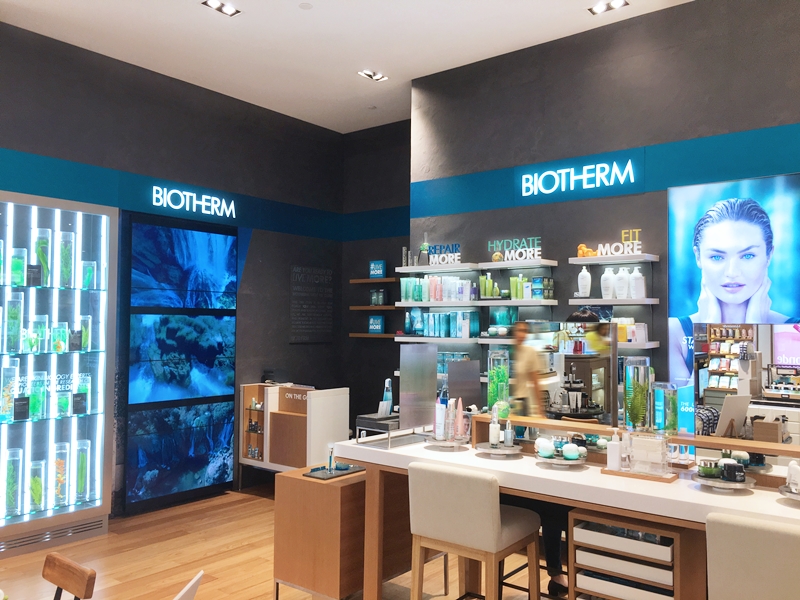 Biotherm - TANGS Vivo City & TANGS Orchard | mü interior | Commercial ...
